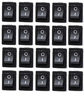 Prowans Mini rocker switch2A 250V 2 pin pack of 20 Electronic ...