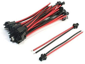 ERHIndia Male and Female 2 Pin JST Connector Cable Wire (10 Pair) for ...