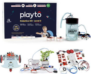 PlaytoLabs Robotics kit : Level 3 || 1000+ Projects || Best Educational ...
