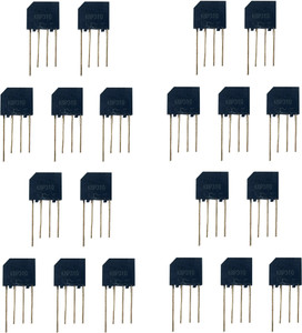 Wetrix (20 Pieces) KBP310 3 Amp 1000V Bridge Rectifier Diode Single ...