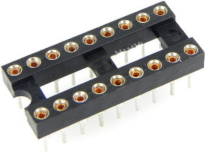 Flyrobo 18 Pin Machine tooled IC Socket (Round IC Base) Electronic ...