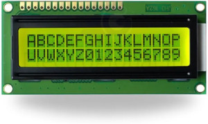 ELECTRO GLOBAL 16x2 LCD Display (Green Backlight) Display Lights ...