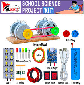 KLVXKEN Generator Making Dynamo Motor & Other Science Project Kit ...