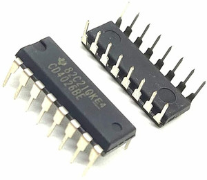 INVENTO 2Pcs 4026 IC CD4026BE Logic IC Decade Counter/Divider, 16 MHz ...