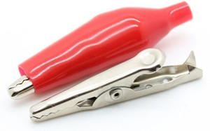 Ihc Red - Alligator Clip (Crocodile) PACK OF 10 Electronic Components ...