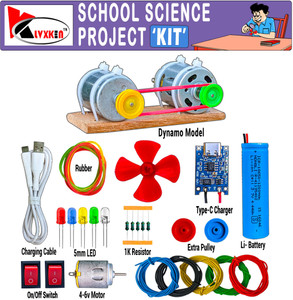 KLVXKEN All In One Pack DC Motor Science Project Kit For School Student ...