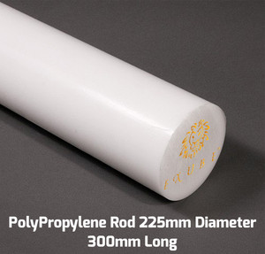 EXUBE Polypropylene Rod 225mm Diameter 300mm Long Electronic Components ...