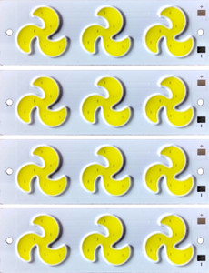 Steko (4 Pieces) DC 4 Volt Cool White 6500K COB LED Aluminum PCB ...