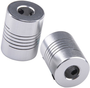 INVENTO 2pcs 5 x 8mm Aluminium Flexible Coupling for Nema 17 Z Axis 3D ...