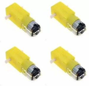 SSV CARE 4 PCS BO Motor Dual shaft Smart Car Robot Gear Motor for ...