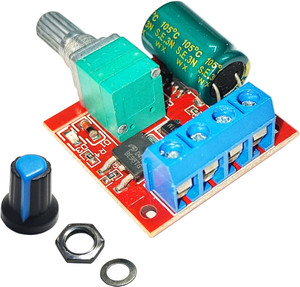ShopNest Mini 5A 90W PWM 12V-24V DC Motor Speed Controller Module DC 4 ...