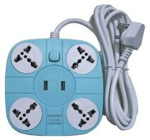 SP Electron Extension Cord with 2 USB Charging Ports and 4 Socket Heavy ...