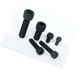 INVENTO 20 pcs M4 x 20mm Long Allen Screws - Black Anodised for ...