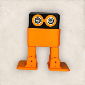 AUTO BOTIX OTTO Dancing Bot 3D Printed DIY kit Orange Colour 3D Printed ...