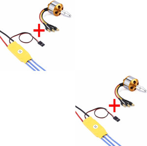 Flyrobo (2 pc) Pro3D 1000kv A2212 Brushless Motor with 30A ESC For RC ...