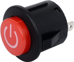 SYMFONIA AD2212 Round Push Button Kids Electric Car, E-Bike Starter On ...