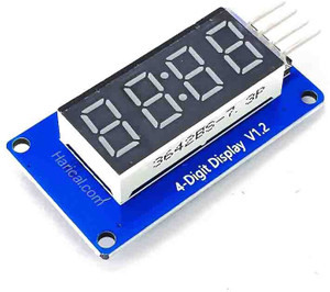 Harical TM1637 4 Bits 7 Segment Digital LED Display Clock Module for ...