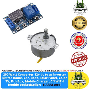 TechSupreme Timer Relay Timer Switch Trigger Delay Cycle Adjustable ...