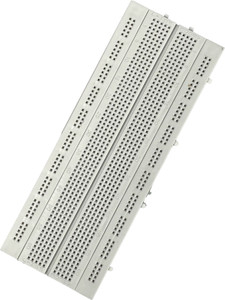 Electronixmart Breadboard GL-12 830 Points Solderless (High Quality ...