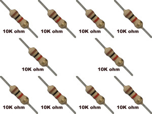 Flyrobo (10 pc) 10K ohm Resistor - - Electronic Components Electronic ...
