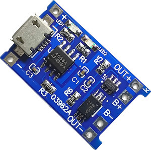 R&D TP4056 1A Li-ion lithium Battery Charging Module – Mini USB Pack of ...