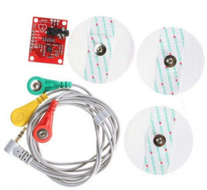 INVENTO ECG Module AD8232 ECG Measurement Pulse Heart ECG Monitoring ...