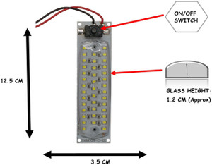 Samcon C-22 12 VOLT 39 SMD 10 WATT LED REFLECTIVE GLASS SMALL PCB WITH ...