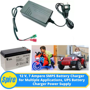 Spire 12 volt 7 amp battery charger. power adapter SMPS For Toy Car ...