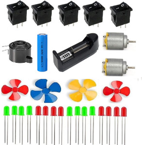 EBRAND ONE All in One DC Motor Project Kit with Rechargeable Battery dc ...