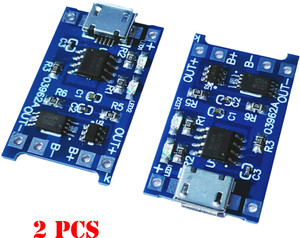 GYM 2 PCS of TP4056 Single Cell Lithium ion Charger Module With ...