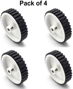 Scienticy 6mm Shaft Geared Motor Wheel 7cm X 2cm for Robotics Science ...