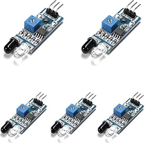 R&D 5 Pcs Infrared Obstacle IR Sensor Module With LED Indicators ...