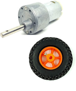 INVENTO 1pcs 12V 10Kg-cm 200 RPM Side Shaft Geared DC Motor Heavy with ...