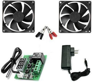 NIHAKA W1209 combo with 12V 2A Adapter, Fans & Crocodile Pins ...
