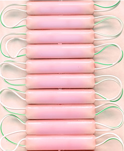 Steko 10 Pieces {RED} DC 12 Volt 2.4 Watt TUBE Shape LED Module Light ...