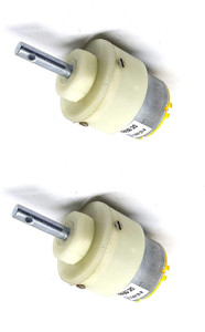 INVENTO 2pcs 6V - 12V 5 Kg-cm 200 rpm DC Motor Metal Geared Motor ...