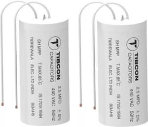 M&M HARIS 2.5 MFD TIBCON Capacitor for Ceiling Fan & Mini Cooler Motor ...
