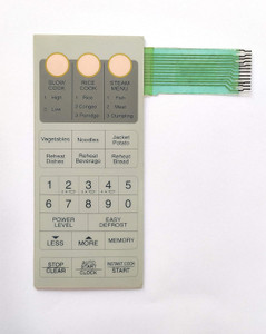 Payflip Microwave Oven Membrane Keypad Compatible/Replaceable - R3A65 ...