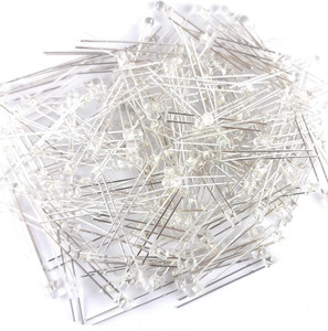 De Techlife 3MM White LED Light Display Lights Electronic Hobby Kit ...