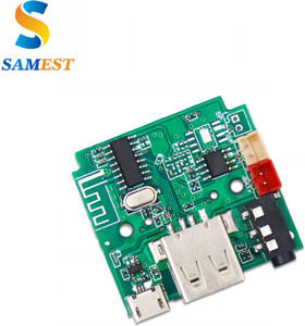 samest Speaker Board, 5V-12V Bluetooth Amplifier FM USB AUX Card ...