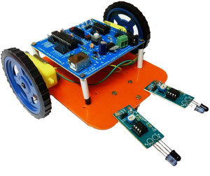 INVENTO Micro-controller Small Line Tracking Smart Car Line Following ...