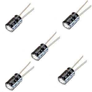 Zyme 1000uF 25V Radial Lead Electrolytic Capacitors (PACK OF 10 ...