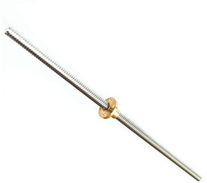 INVENTO 1Pcs 200mm Trapezoidal Lead Screw SingleStart Rod T12 12mm ...