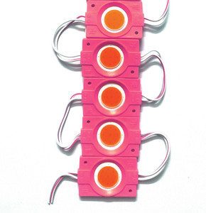 Howay 5 Pieces DC 12 Volt 2.4 Watt Pink Coin Shape LED Module ...