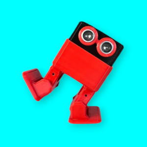 AUTO BOTIX OTTO DAncing Bot 3D Printed DIY kit Red Colour 3D Printed ...