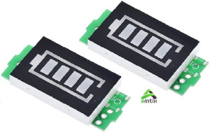AMTIX Lithium Battery Level Indicator Module (Pack of 2) Electronic ...