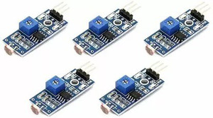 Tayal 5 Pieces Photosensitive Light Sensor Ldr Module Lm393 Digital ...