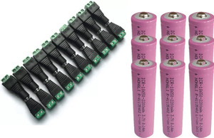 eronic DC Pin Male Dc Pin Female Connector (10 Male + 10 Female) WITH 9 ...