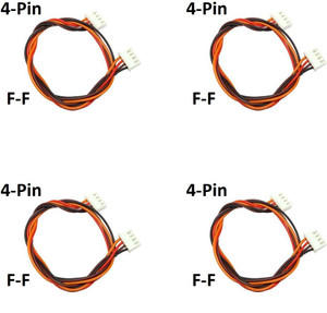 Flyrobo (4 pc) 4 Pin RMC Female to Female Connector Wire - - Electronic ...