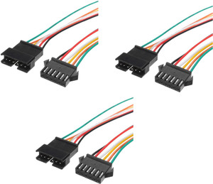 Auslese Robotics 3 Combo Sets of Male & Female 6 Pin JST Connector ...